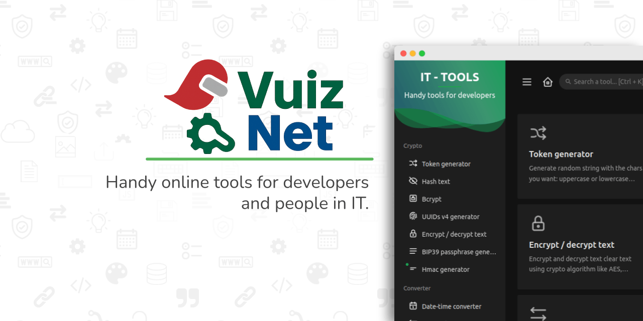 XTools.VuiZ.Net - Handy online tools for developers